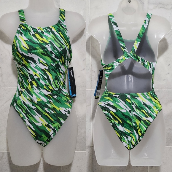 Speedo | Swim | Speedo Performance One Piece Swimsuit Green Train Ii ...